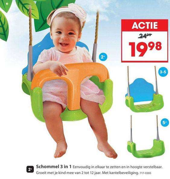 Schommel 3 In 1 Aanbieding bij Top 1 Toys - 1Folders.nl