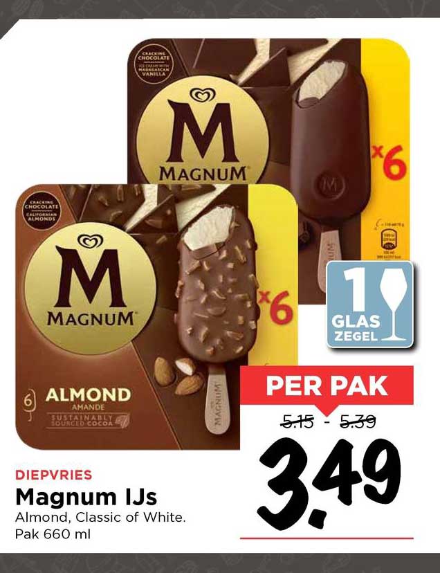 Magnum Ijs Aanbieding bij Vomar - 1Folders.nl
