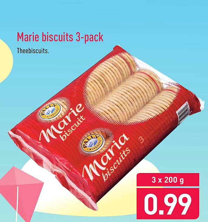 Marie Biscuits 3-Pack Aanbieding bij ALDI - 1Folders.nl