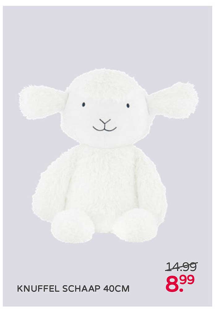 Knuffel Schaap 40CM Aanbieding bij Prénatal - 1Folders.nl