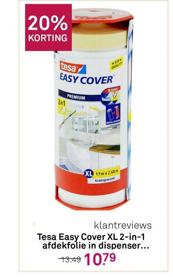 Tesa Easy Cover XL 2-In-1 Afdekfolie In Dispenser... 20% Korting ...