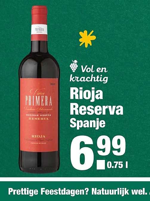 Rioja Reserva Spanje Aanbieding bij ALDI - 1Folders.nl