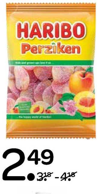 Haribo Perziken Aanbieding bij Spar - 1Folders.nl
