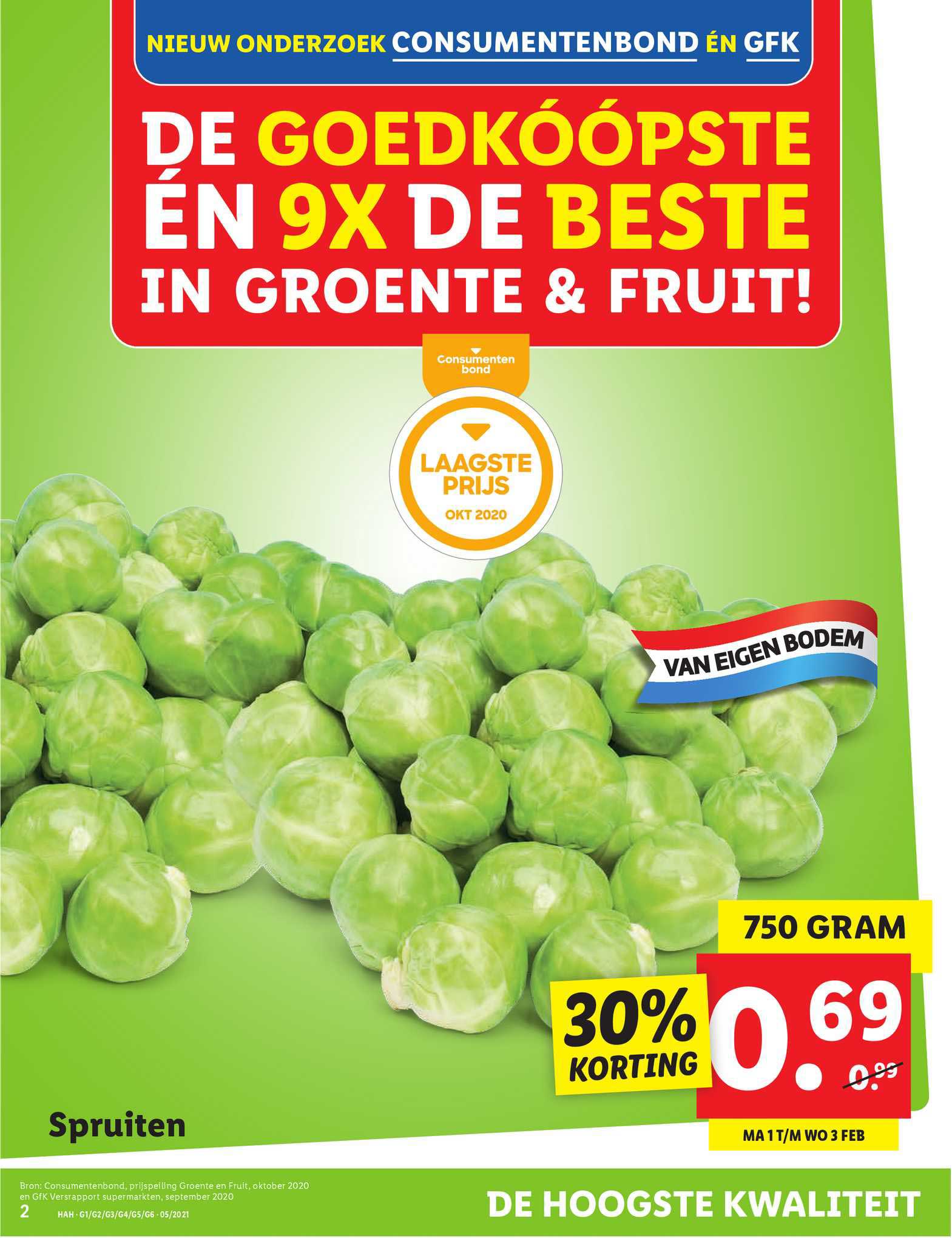 Spruiten 30% Korting Aanbieding bij Lidl - 1Folders.nl