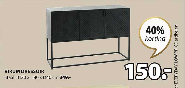 Virum Dressoir Aanbieding bij Jysk - 1Folders.nl