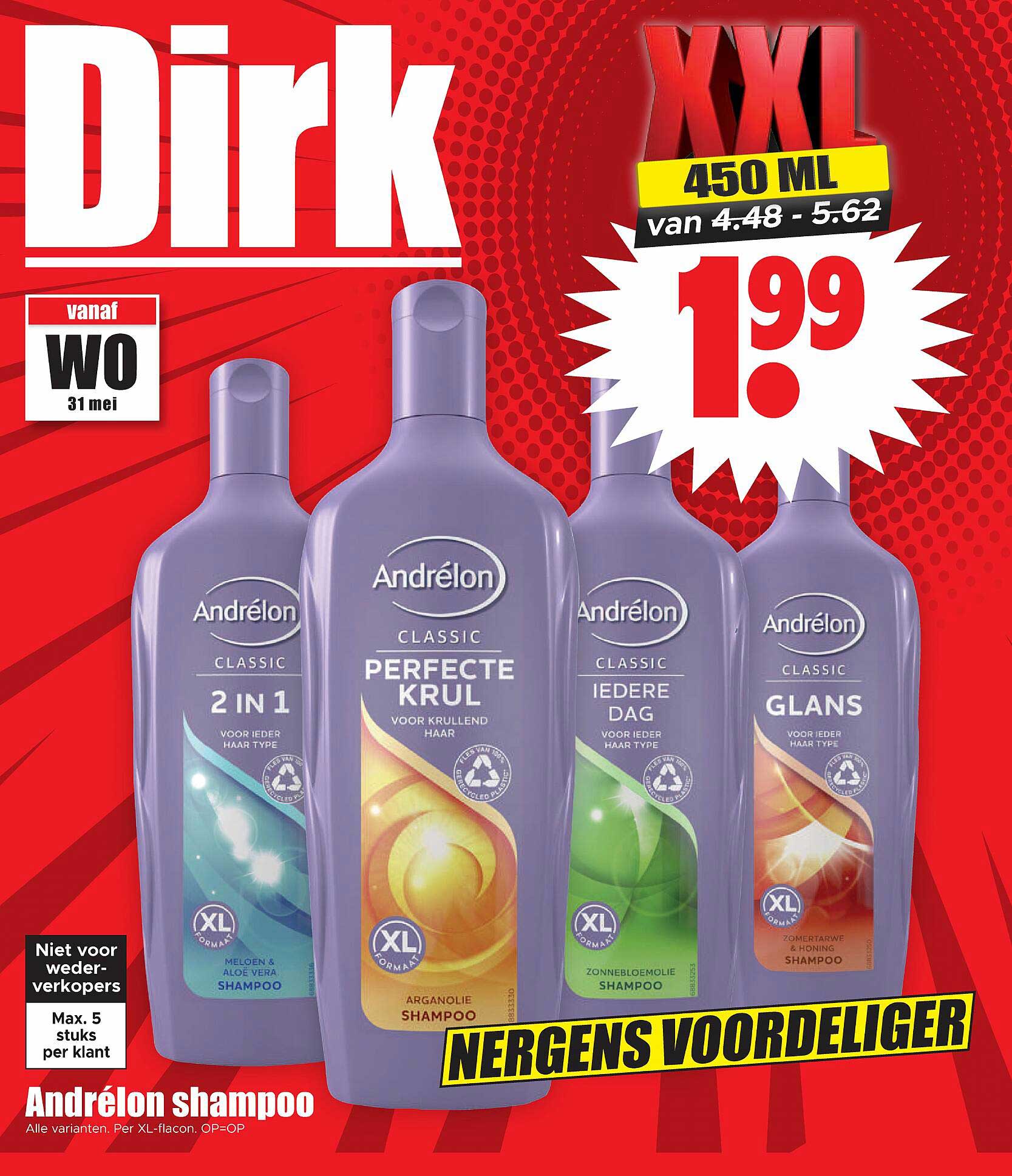 Andrélon Shampoo Aanbieding bij Dirk - 1Folders.nl