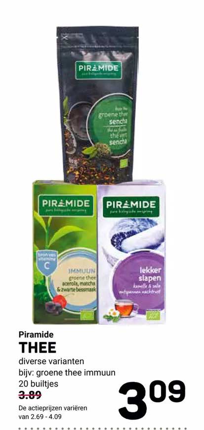 Piramide Thee Aanbieding bij Ekoplaza - 1Folders.nl