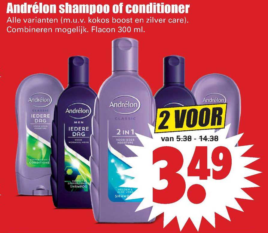Andrélon Shampoo Of Conditioner Aanbieding bij Dirk - 1Folders.nl