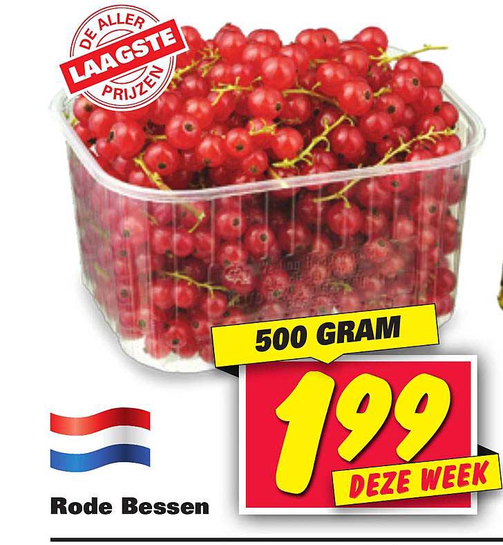 Rode Bessen Aanbieding bij Nettorama - 1Folders.nl