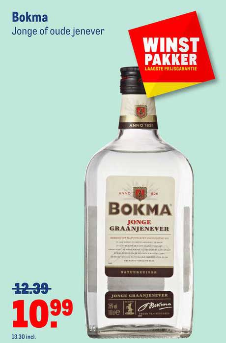 Bokma Jonge Of Oude Jenever Aanbieding bij Makro - 1Folders.nl