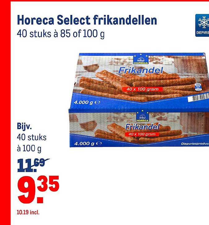 Horeca Select Frikandellen Aanbieding bij Makro - 1Folders.nl
