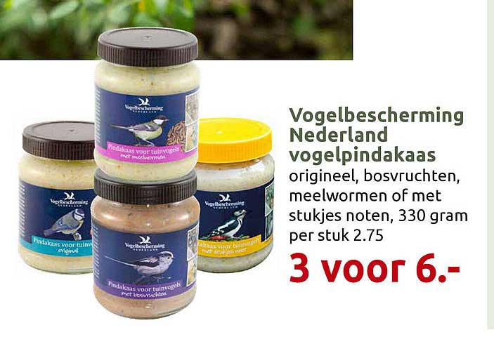 Vogelbescherming Nederland Vogelpindakaas Aanbieding bij DekaTuin - 1Folders.nl