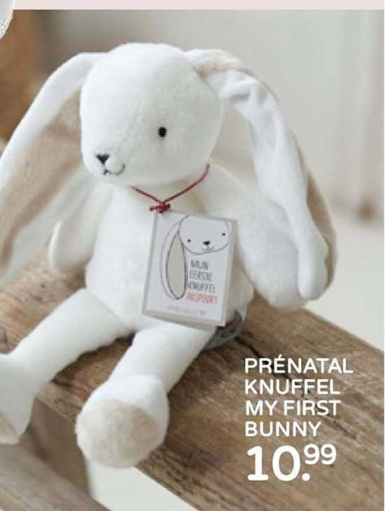 Prénatal Knuffel My First Bunny Aanbieding bij Prénatal - 1Folders.nl