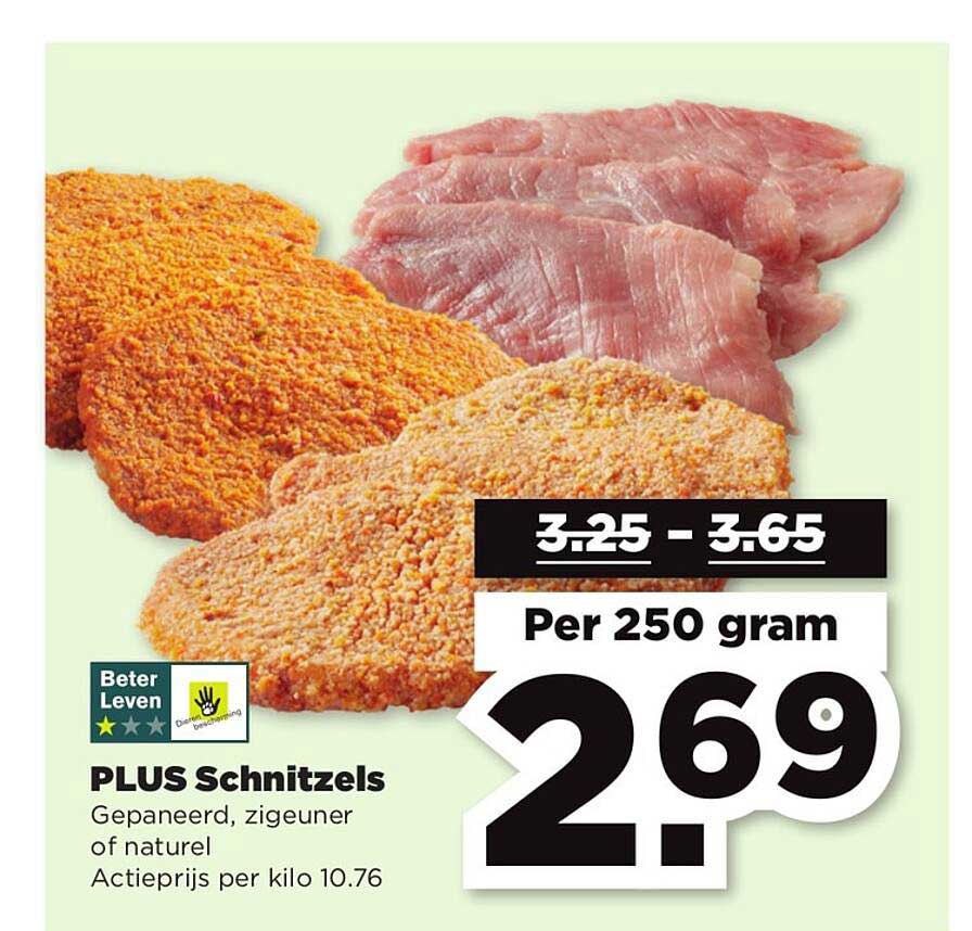 Plus Schnitzels Aanbieding bij PLUS - 1Folders.nl