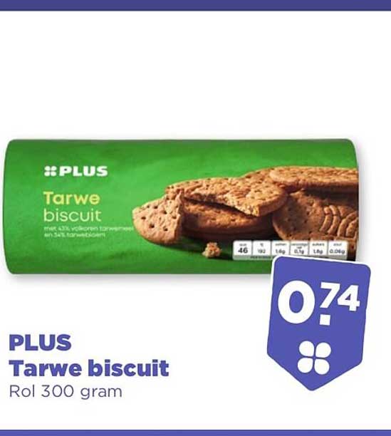 Plus Tarwe Biscuit Aanbieding bij PLUS - 1Folders.nl
