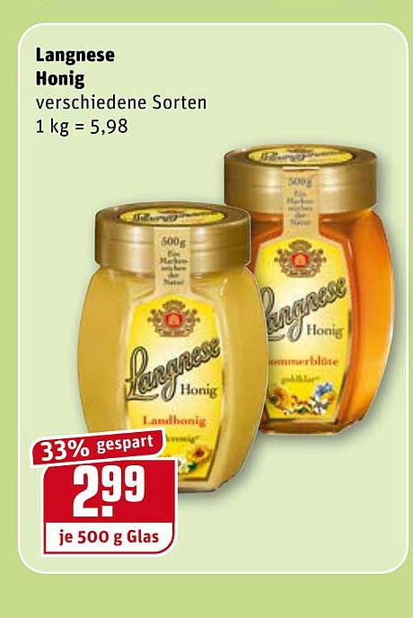 Langnese Honig Angebot bei REWE - 1Prospekte.de