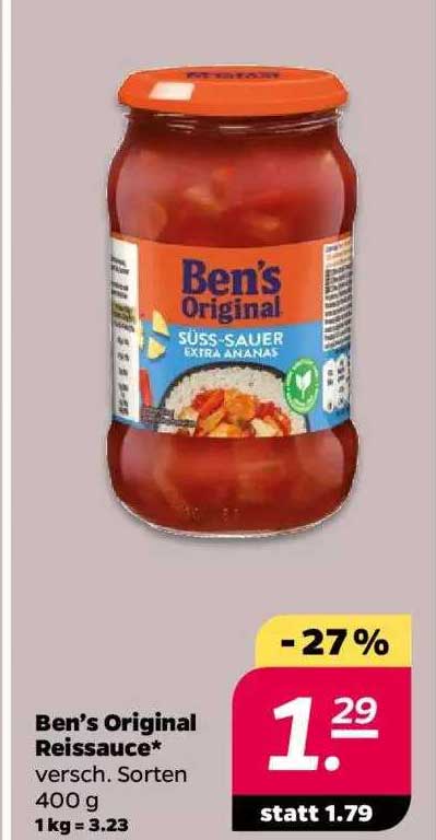 Ben's Original Reissauce Angebot bei Netto - 1Prospekte.de