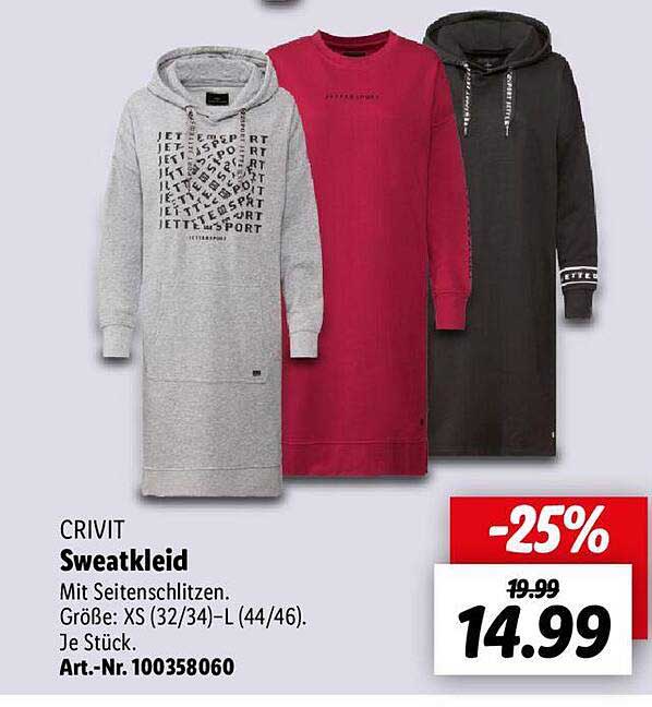 Crivit Sweatkleid Angebot Bei Lidl 1prospekte De