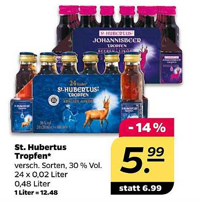 St Hubertus Tropfen Angebot bei Netto