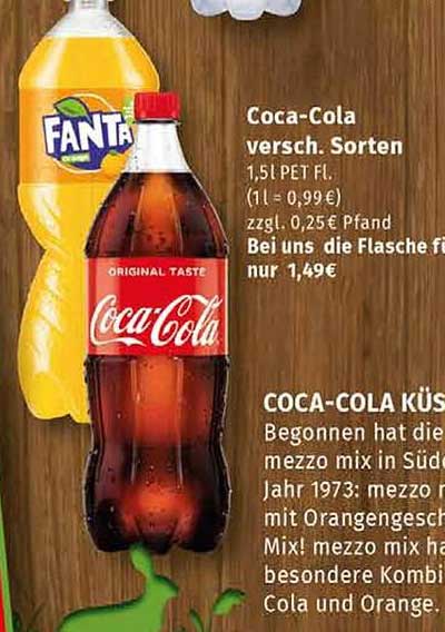 Coca-cola Verschiedene Sorten Angebot bei Markgrafen - 1Prospekte.de
