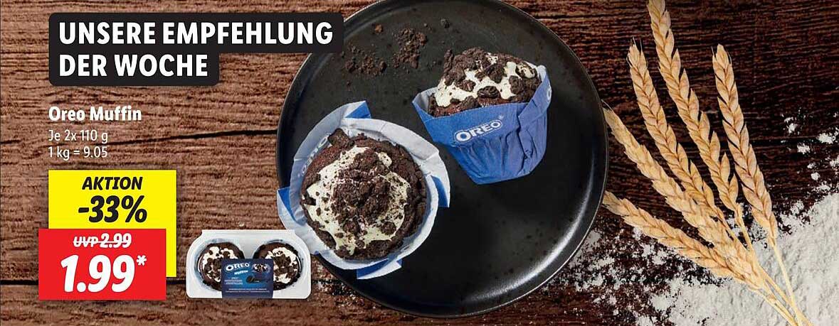 Oreo Muffin Angebot bei Lidl