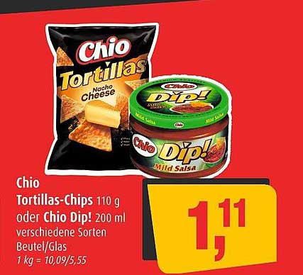 Chio Tortillas-chips Oder Chio Dip! Angebot bei Markant - 1Prospekte.de