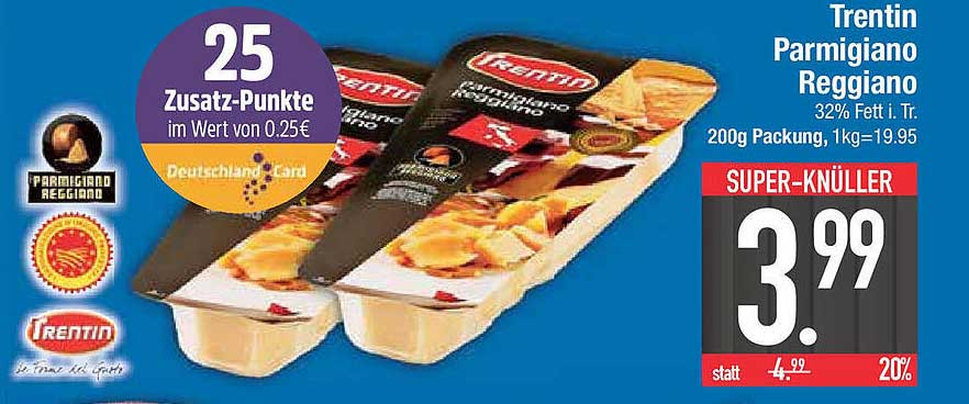 Trentin Parmigiano Reggiano Angebot bei E Center - 1Prospekte.de