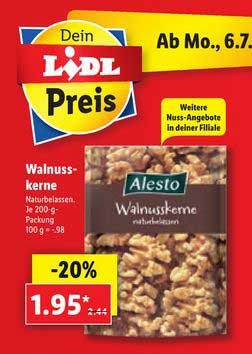 Walnuss-kerne Angebot bei Lidl - 1Prospekte.de