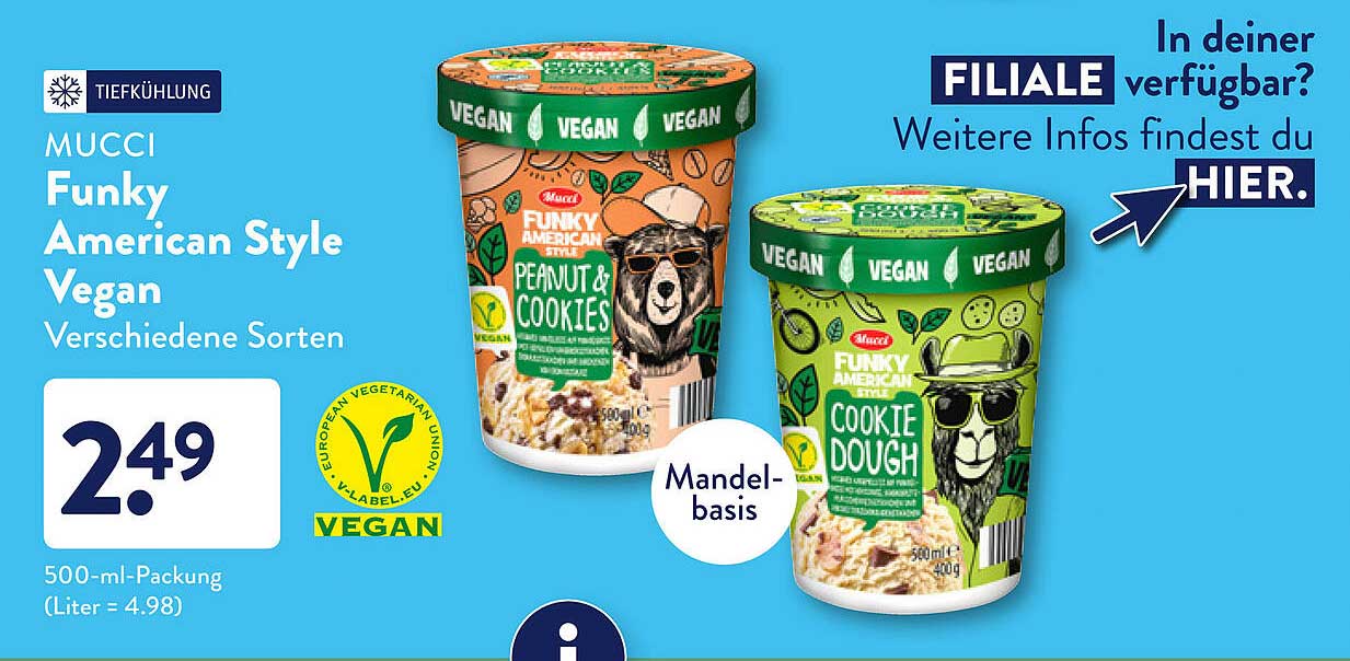 Mucci Funky American Style Vegan Angebot bei ALDI SÜD - 1Prospekte.de