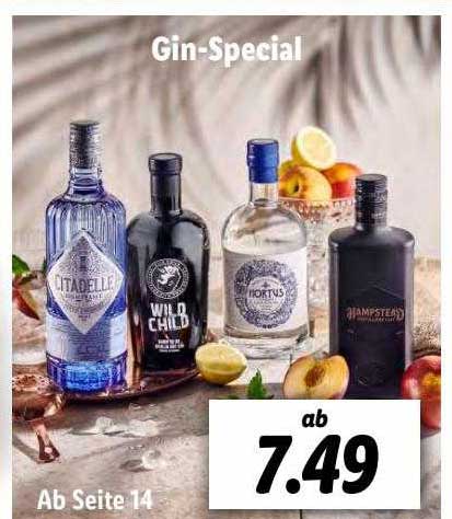 Gin-special Angebot bei Lidl - 1Prospekte.de