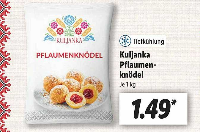Kuljanka Pflaumenknödel Angebot bei Lidl - 1Prospekte.de