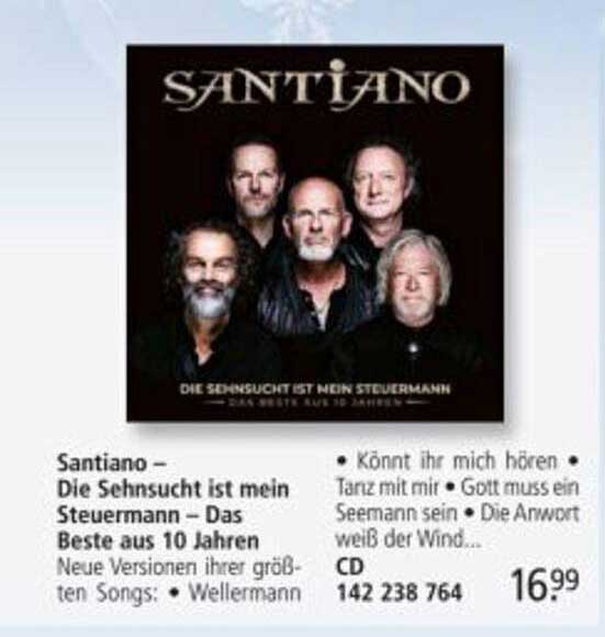 Santiano - Die Sehsucht Ist Mein Steuermann - Das Beste Aus 10 Jahren Angebot bei Weltbild ...