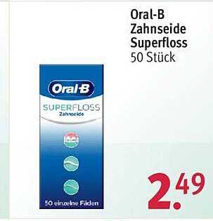 Oral-b Zahnseide Superfloss Angebot bei ROSSMANN - 1Prospekte.de