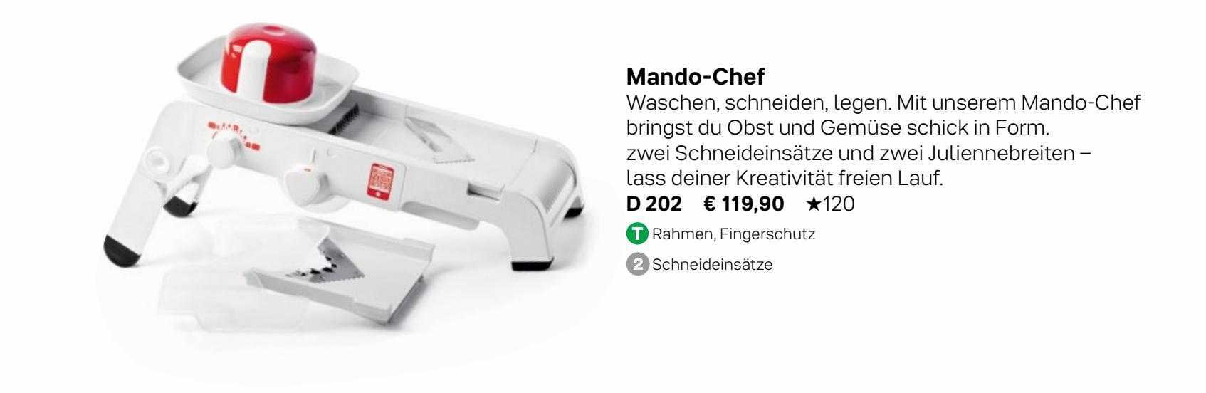 Mando-chef Angebot bei Tupperware - 1Prospekte.de