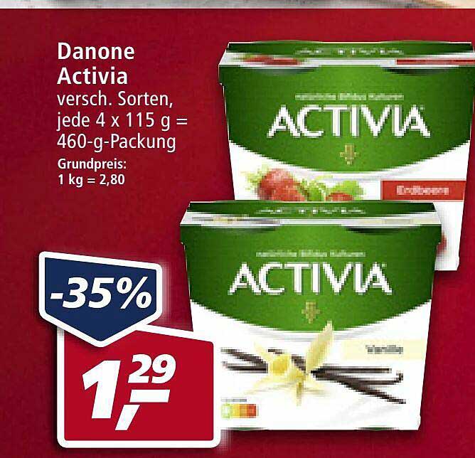 Danone Activia Angebot bei Real