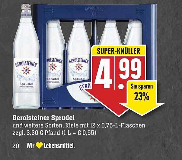 Spannende Gerolsteiner Angebot Edeka Fotos