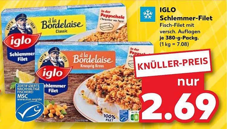 Iglo Schlemmer-filet Angebot bei Kaufland - 1Prospekte.de