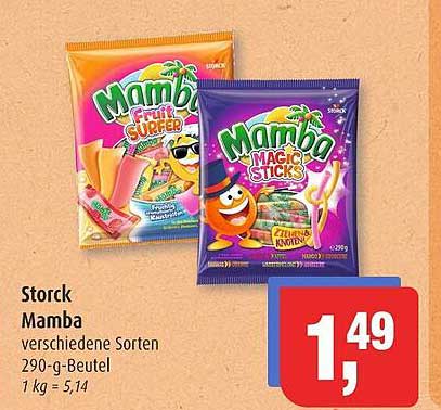 Storck Mamba Kaubonbon Angebot bei NORMA