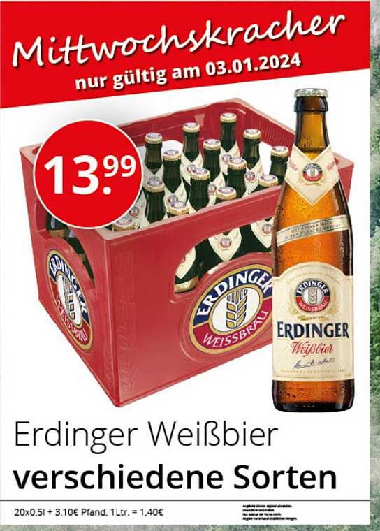 Erdinger Weissbier Angebote