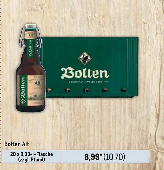 Bolten Alt Angebot bei METRO - 1Prospekte.de