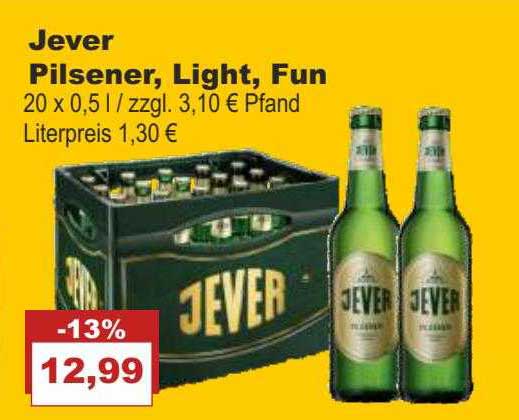 Jever Pilsener, Light, Fun Angebot bei Bilgro - 1Prospekte.de
