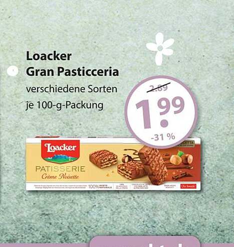 Loacker Gran Pasticceria Angebot bei V-Markt - 1Prospekte.de