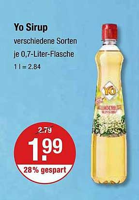 Yo Sirup Angebot bei V-Markt - 1Prospekte.de