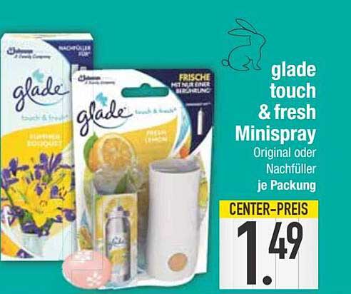Glade Touch & Fresh Minispray Angebot bei E Center