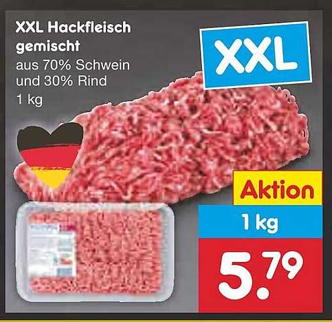 XXL Hackfleisch Gemischt Angebot bei Netto Marken-Discount - 1Prospekte.de