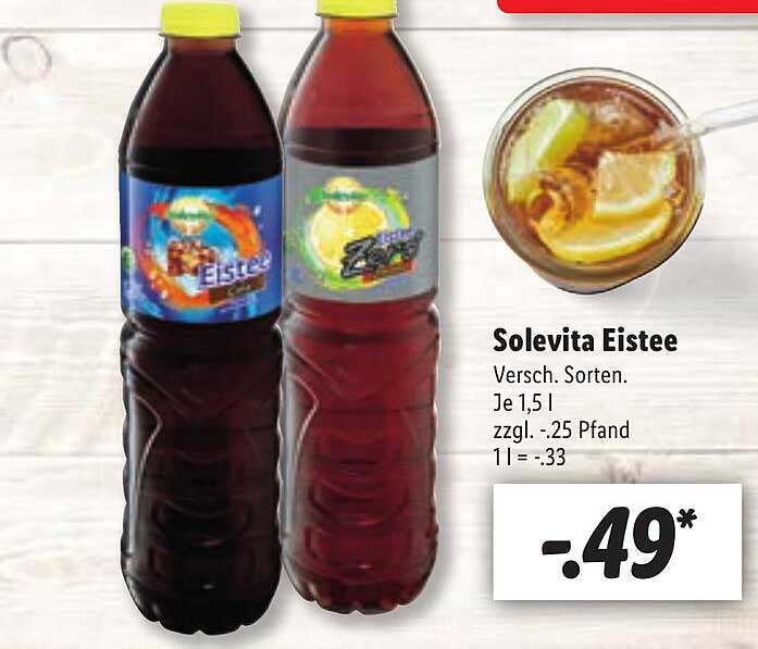Solevita Eistee Angebot bei Lidl - 1Prospekte.de