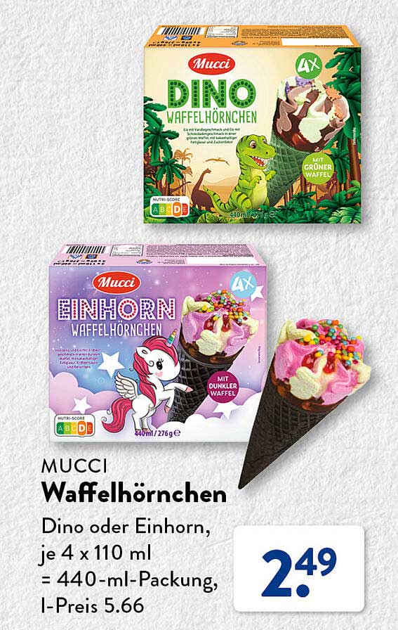 Mucci Waffelhörnchen Angebot bei ALDI SÜD - 1Prospekte.de
