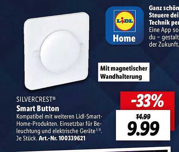 Silvercrest Smart Button Angebot bei Lidl - 1Prospekte.de