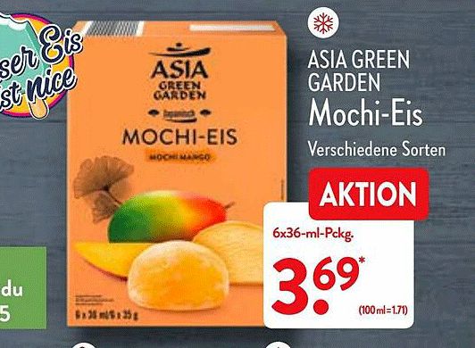 Asia Green Garden Mochi-eis Angebot bei ALDI Nord