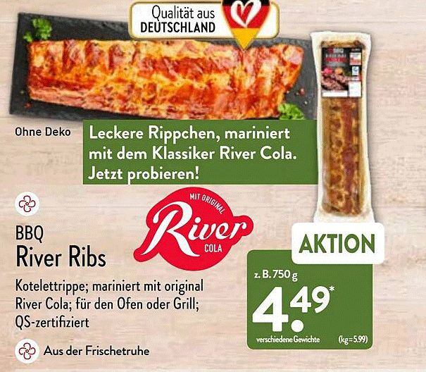 Bbq River Ribs Angebot bei ALDI Nord - 1Prospekte.de
